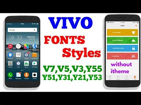 How To Change Fonts In Vivo V V Y Y Y Y YouTube