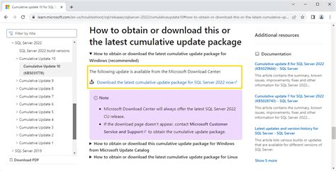 Cumulative Update For Sql Server