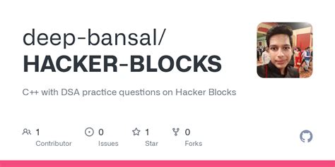 Github Deep Bansalhacker Blocks C With Dsa Practice Questions On Hacker Blocks