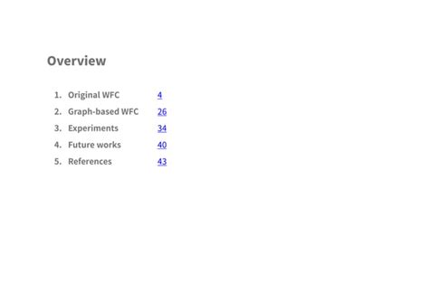 Automatic Generation Of Game Content Using A Graph Based Wave Function Collapse Algorithm Ppt