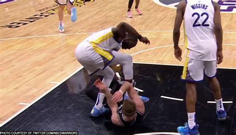 Draymond Green Requests X Ray On Right Ankle Sabonis Blamed
