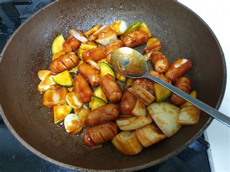 소세지야채볶음