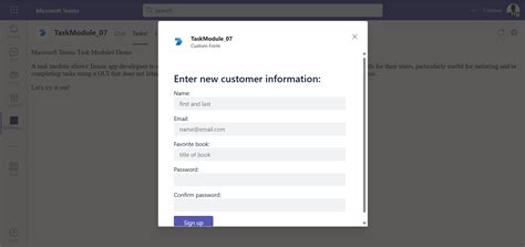 Teams Dialog Referred As Task Modules In Teamsjs V1x Code Samples