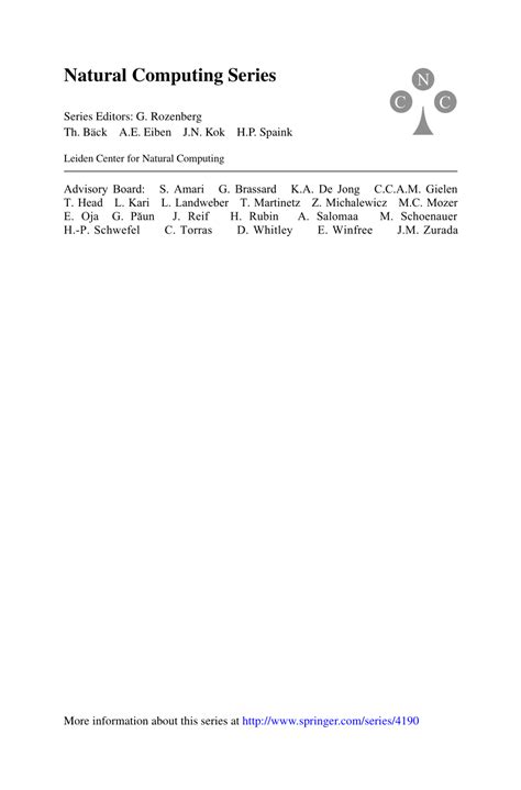 Pdf Evolutionary Computer Vision