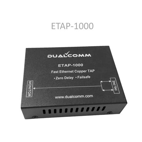 Zero Delay Failsafe Fast Ethernet Copper Tap Dualcomm