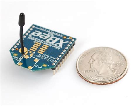 xbee module — zb series 2 — 2mw with wire antenna — xb24 z7wit 004