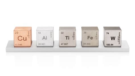 These Element Cubes Are Made From Their Actual Elements