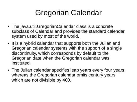calendar class java