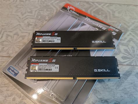 Оперативная память G Skill Ddr5 Ripjaws S5 32gb 2x16gb 6000mhz Cl36 36 36 36 96 1 35v F5