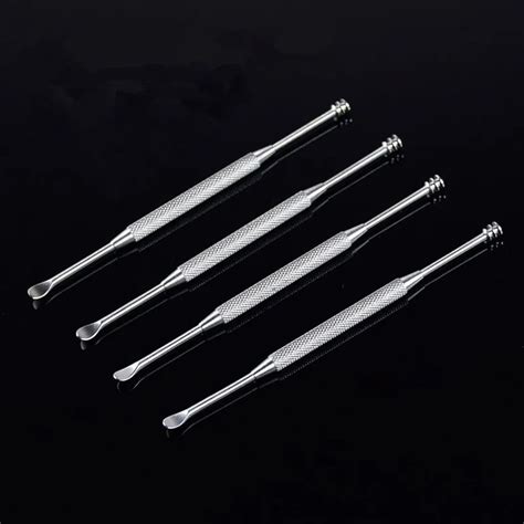 1 шт новинка очищающие уши из нержавеющей стали серебряные для удаления воска для ушей