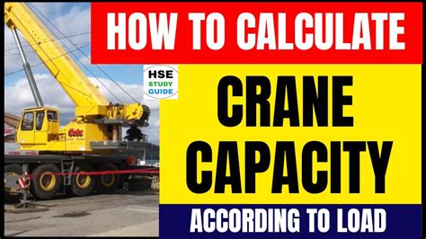 How Is Crane Swl Calculated At Pearlie Ruiz Blog