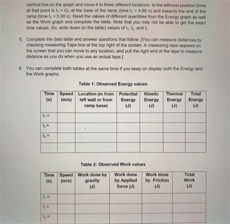solved lab report of work and energy lab 7 general