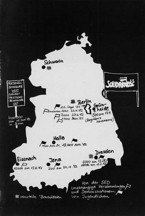 Wir Sind Mit Euch Solidarität Mit Der Friedensbewegung In Der Ddr Jugendopposition In Der Ddr