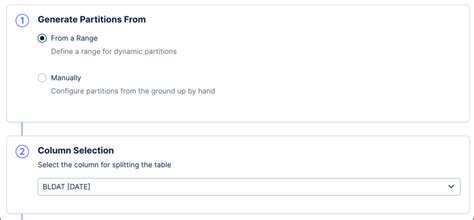 Enabling Partitioned Extractions Of Large Tables