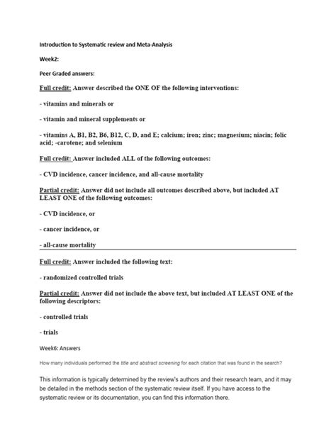 Introduction To Systematic Review And Meta Pdf Systematic Review