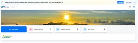 new homepage sap concur community