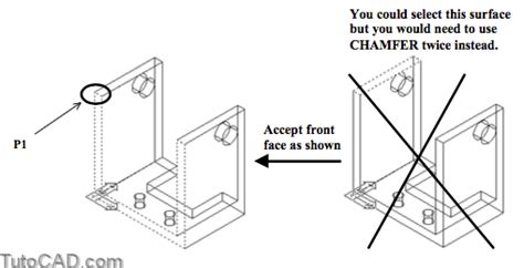 fillet chamfer and slice in a 3d drawing tutorial autocad