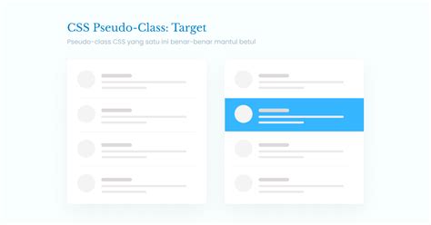 Css Pseudo Class Target Pseudo Class Css Yang Satu Ini By Nauval