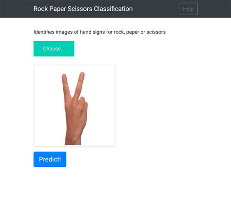 serving rock paper scissors image classifier app built with tensorflow 2 keras and flask