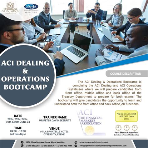 Open Mind Consulting Ltd Mauritius On Linkedin Treasurydealers Acidealingcertificate