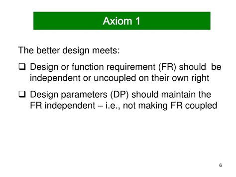 Ppt Axiomatic Design Theory Powerpoint Presentation Free Download Id6851783