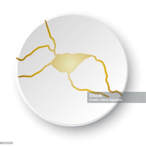 금 긴츠기 균열 깨진 균열 효과 Craquelure 및 손상된 질감 벡터 일러스트레이션은 킨츠기 장식 벽 예술 가정 장식 인쇄 및 벽지에 사용할 수 있습니다 0명에 대한