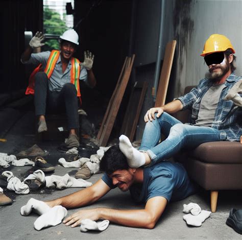 Construction Worker Feet 4 By Mickymousehotasf On Deviantart