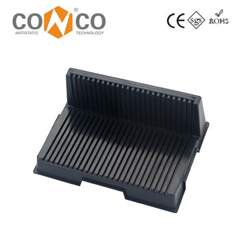 Esd Safe L Type Conductive Pcb Circulation Rack Antistatic Pcb Carrier Holder Pcb Storage Rack