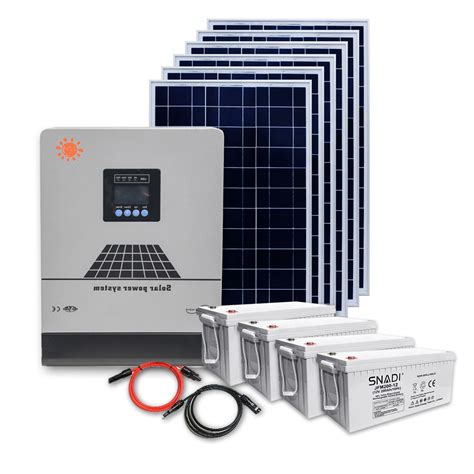 10 30kw Single Phase Inverter 17 35kwh Off Grid Solar Pv Energy System