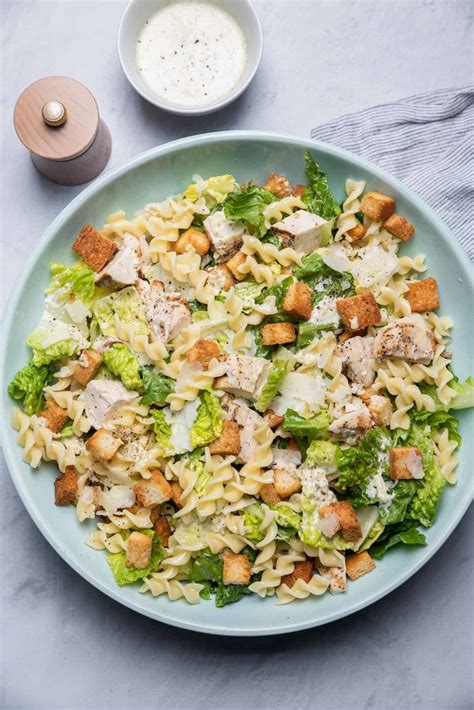 Chicken Caesar Pasta Salad Chefinoz