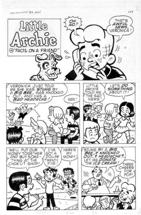 Taylor Dexter Little Archie 39 Title Page In Stephen Donnellys