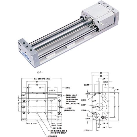 Uhl 0924 Bt Pneumatic Linear Actuators Imi Bimba Shepherd Controls