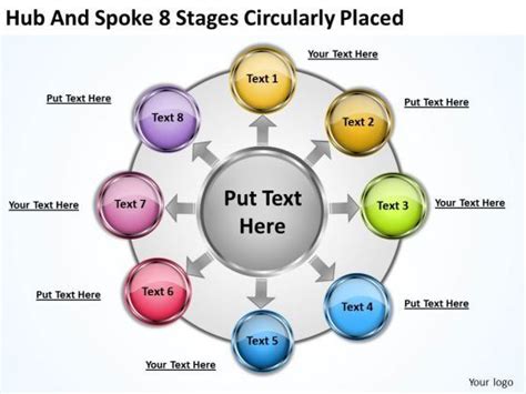 Business Life Cycle Diagram Circularly Placed Powerpoint Templates Ppt Back