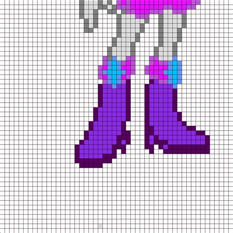 Mlp Pixel Art Grid Enkelt