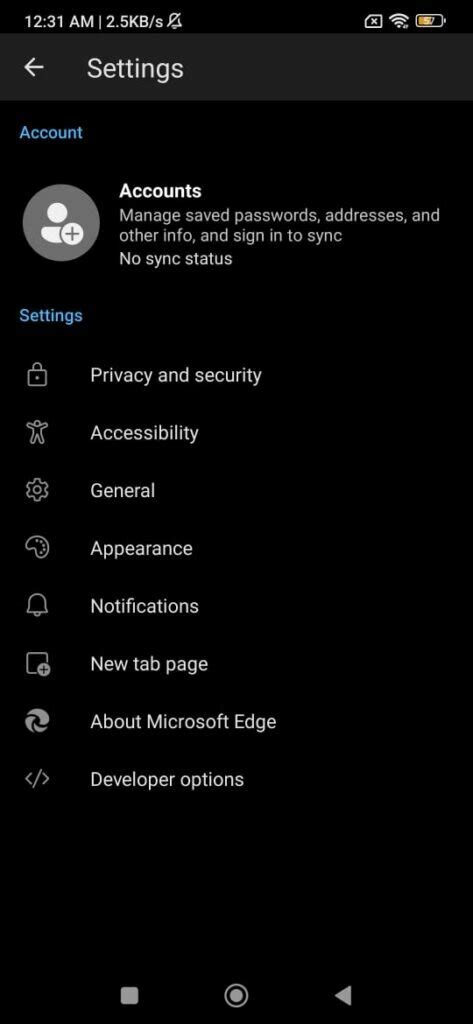 В Microsoft Edge для Android появились расширения Как включить