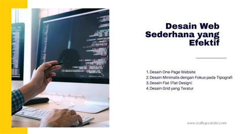 Contoh Desain Web Sederhana Tmn Institute