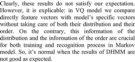 Results Obtained With Discrete Hidden Markov Model Download Table