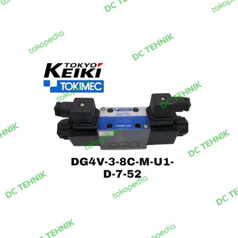 Jual Directional Control Valve Tokimec Tokyo Keiki Dg4v 3 8c M U1 D 7 52 Jakarta Barat Dc