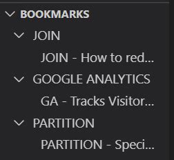 Improved Bookmark Functionality Issue Mtxr Vscode Sqltools GitHub