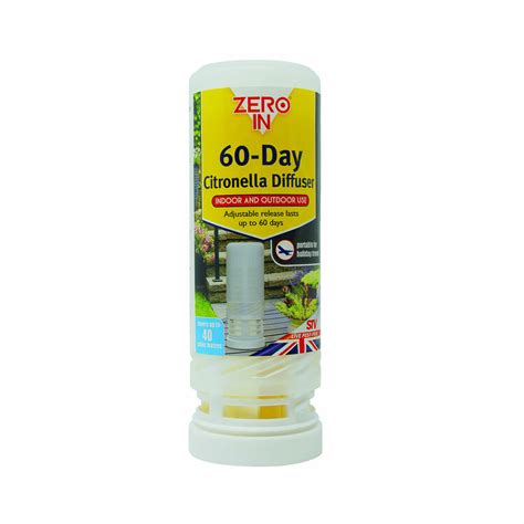Zero In 60 Day Citronella Diffuser Only £2 36