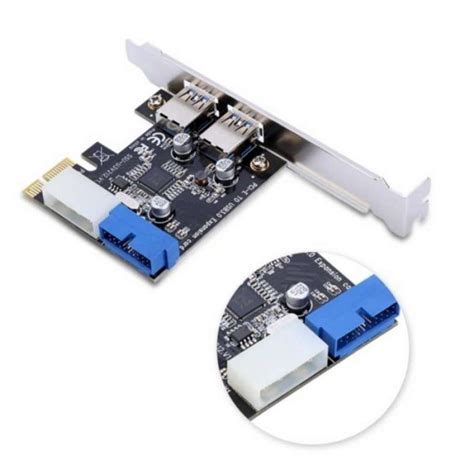 Jual Usb 3 0 2 Port With Header Pcie X1 Card Netline Di Seller Velvet