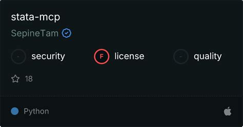 Score Stata MCP Glama