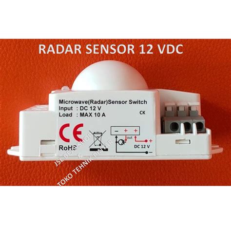 Jual Sensor Gerak Microwave Radar Radar Motion Detector 12vdc Shopee Indonesia