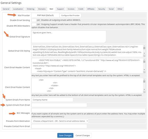 How To Configure The General Settings In Whmcs