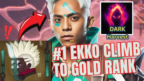 Ekko Gameplay 1 Shot Ekko To Gold Rank Against Teemo Patch 1413 S14