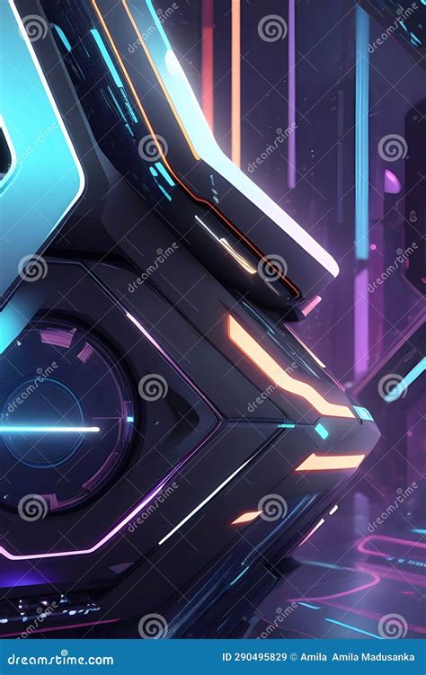 искусственный интеллект абстрактный фон Иллюстрация штока иллюстрации насчитывающей