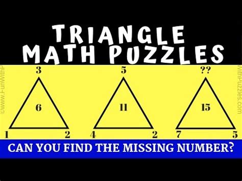 Decode Triangle Puzzles Test Your Logical Reasoning