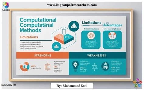 Limitations And Advantages Of Computational Method Im Group Of Researchers An International