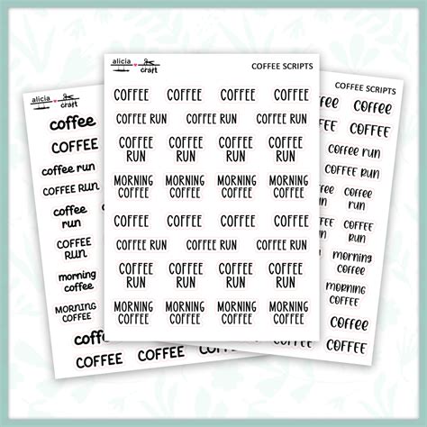 All Coffee Scripts MOCKUP Alicia Craft