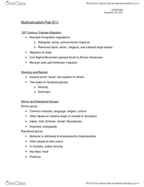 Geog 1000 Lecture Notes Winter 2015 Lecture 4 Common Descent